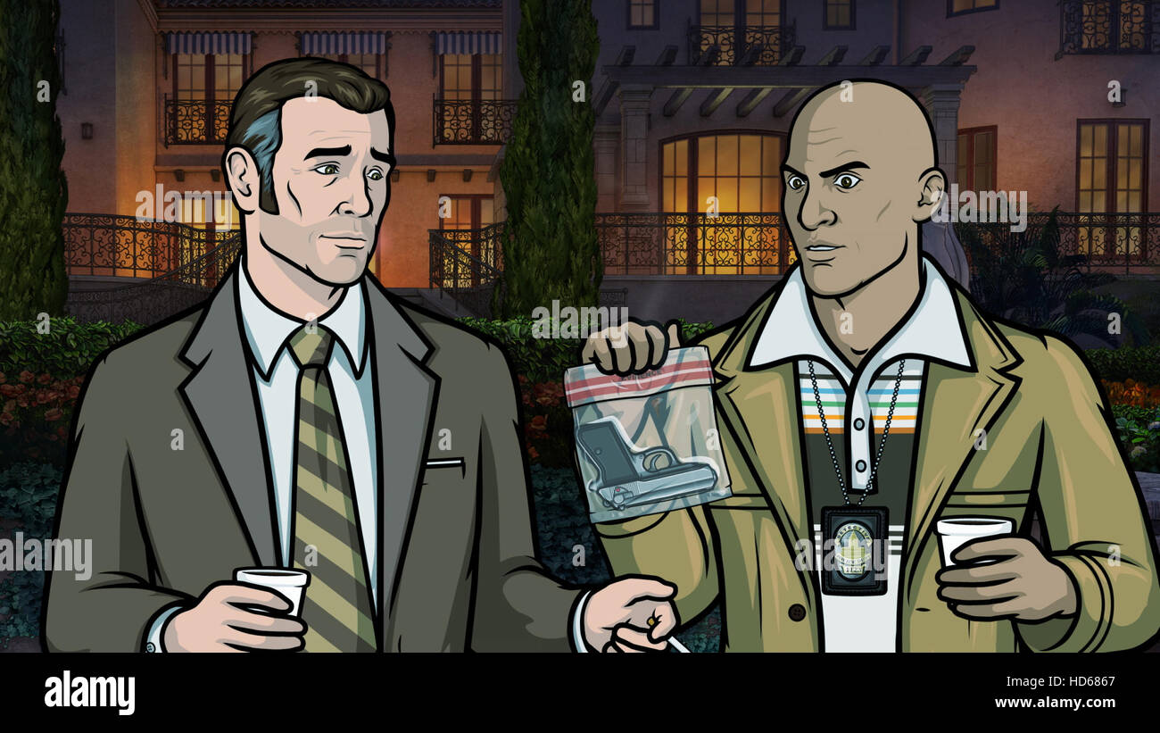 ARCHER, (from left): Harris (voice of J.K. Simmons), Dietrich (voice of ...