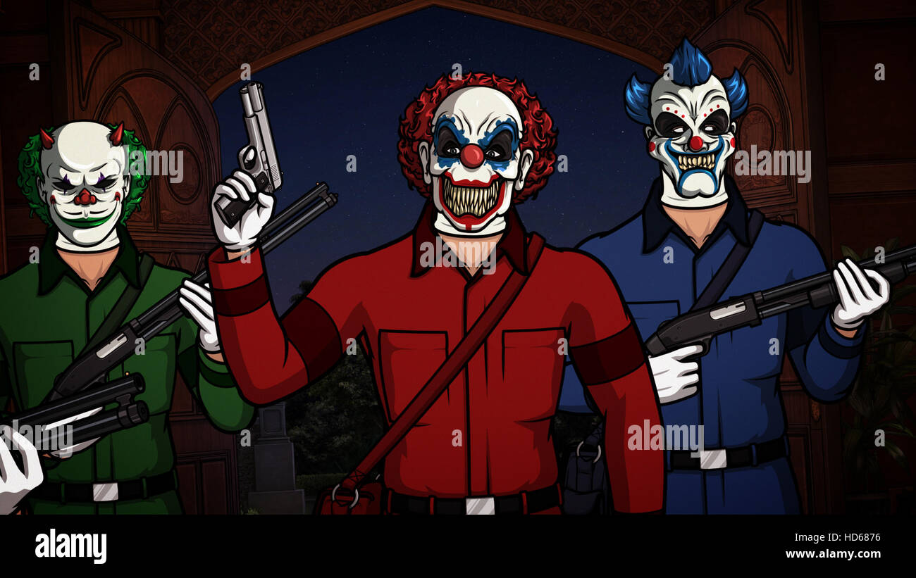 ARCHER, l-r: Rompers (voice: Randy Havens), Boingo (voice: Neal Holman ...