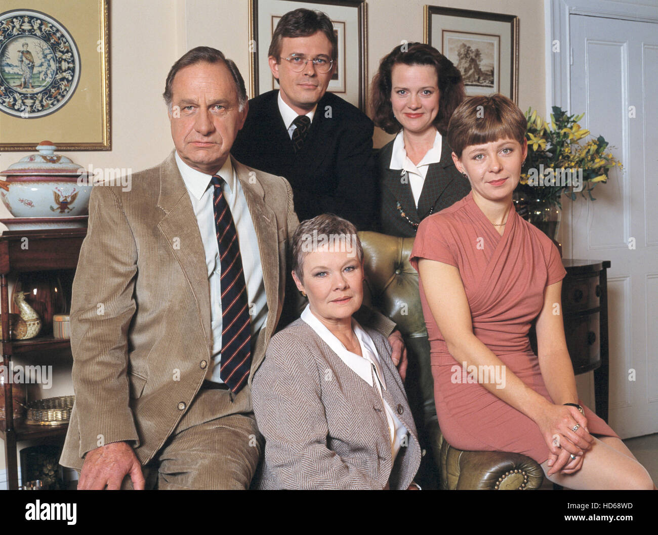 AS TIME GOES BY, (front, from left): Geoffrey Palmer, Dame Judi Dench ...