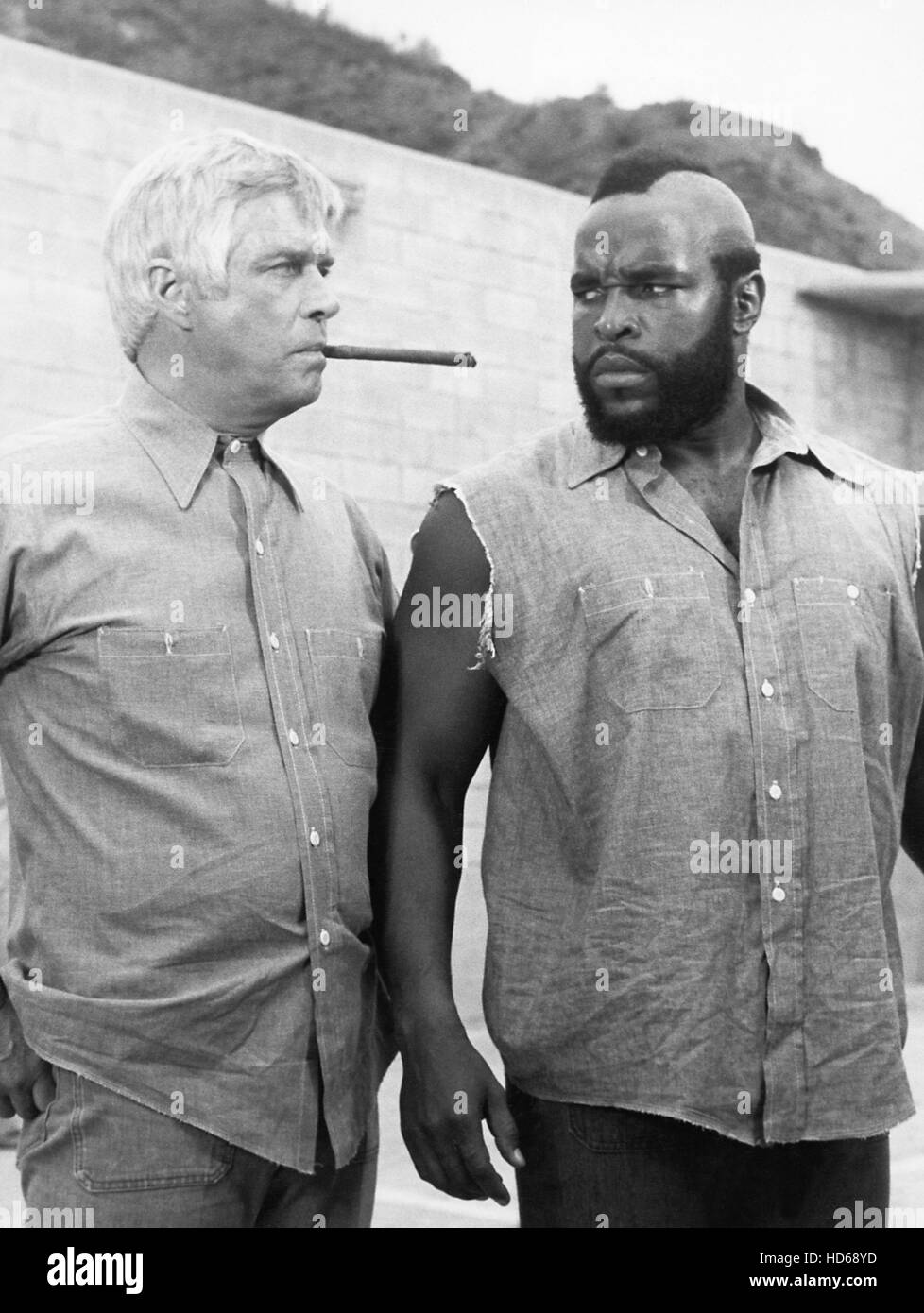 THE A-TEAM, (from left) George Peppard, Mr. T, © Universal Television ...
