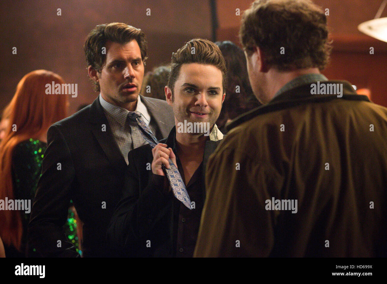 BACKSTROM, (from left): Kristoffer Polaha, Thomas Dekker, Rainn Wilson ...