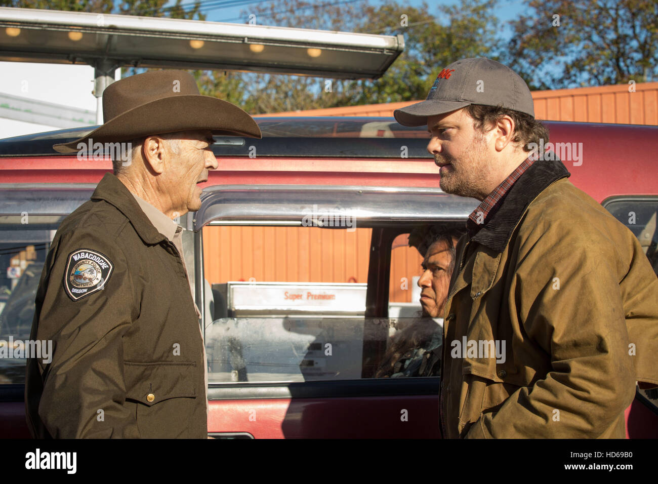 BACKSTROM, (from left): Robert Forster, Gregory Cruz, Rainn Wilson ...