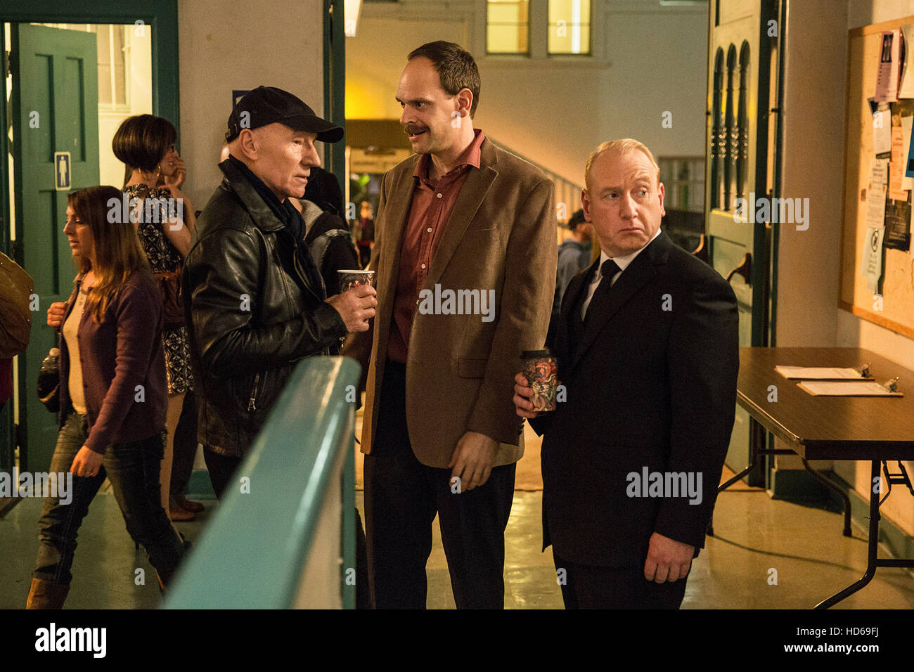 BLUNT TALK, (from left): Patrick Stewart, David Theune, Adrian ...