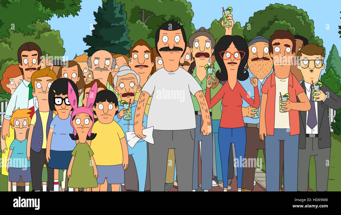 BOB'S BURGERS, front l-r: Tina Belcher, Louise Belcher, Gene Belcher ...