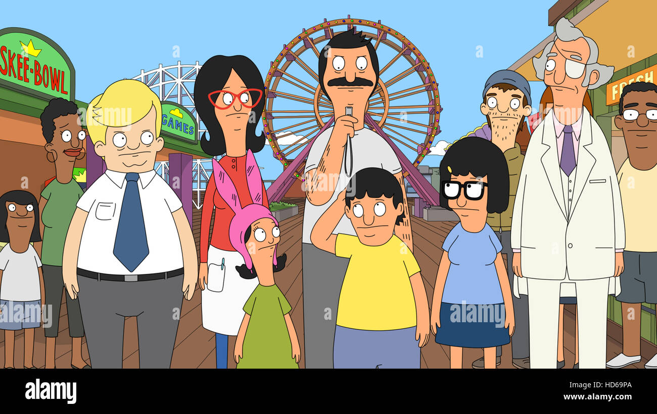 Bobs Burgers L R Linda Belcher Louise Belcher Bob Belcher Gene