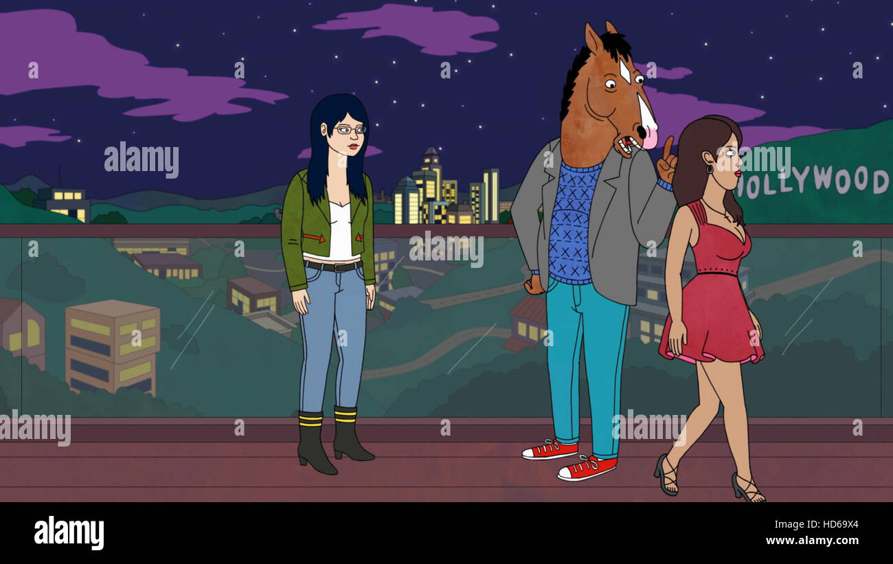 BOJACK HORSEMAN, l-r: Diane Nguyen (voice: Alison Brie), Bojack (voice ...