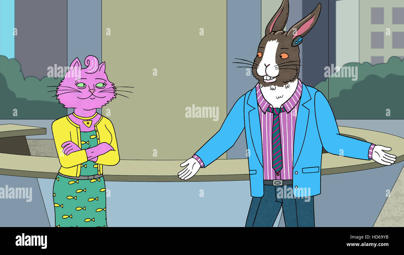 BOJACK HORSEMAN, l-r: Princess Carolyn, Rutabaga Rabbitowitz, (Season 2 ...