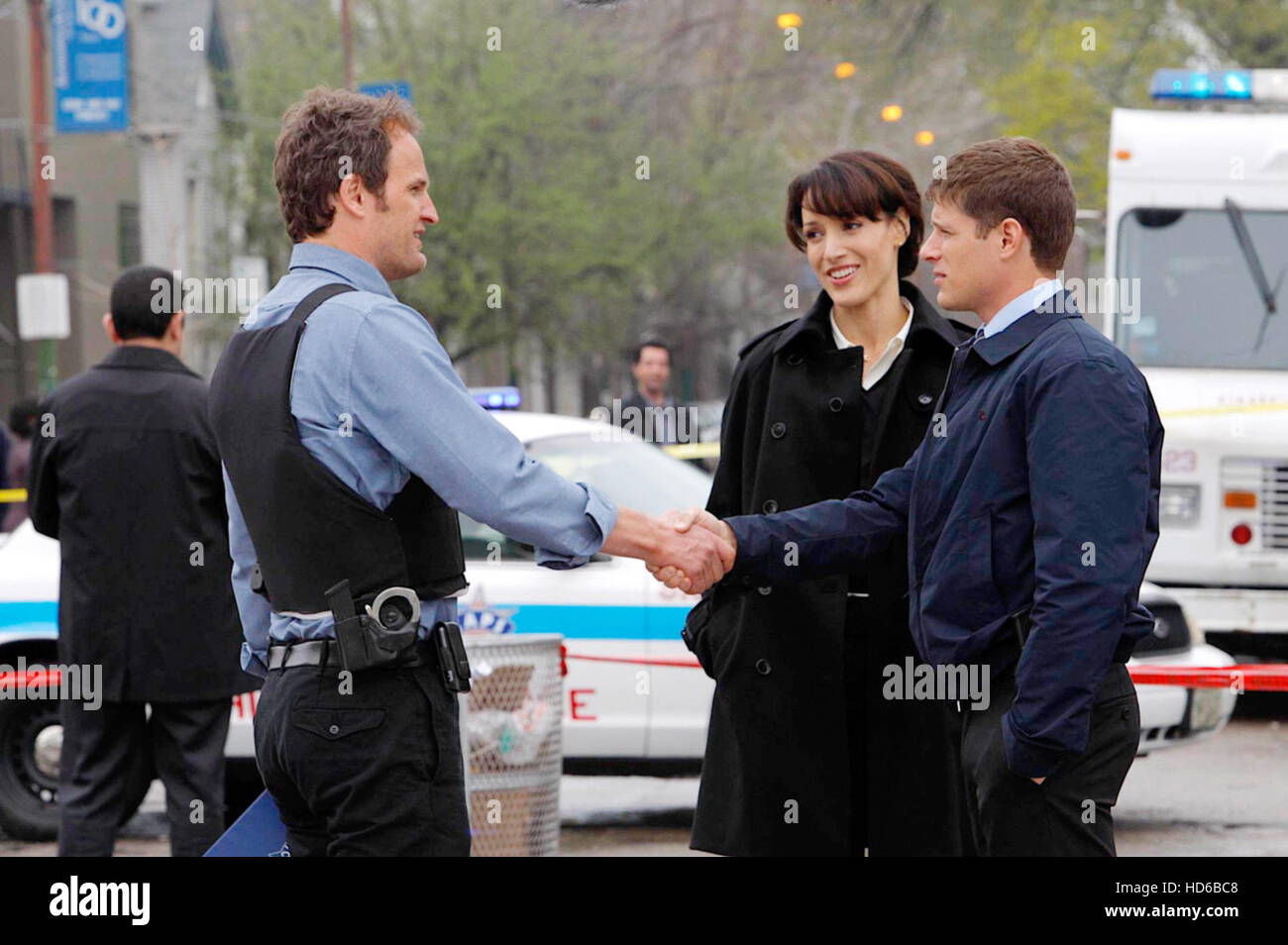 THE CHICAGO CODE, (from left): Jason Clarke, Jennifer Beals, Matt ...