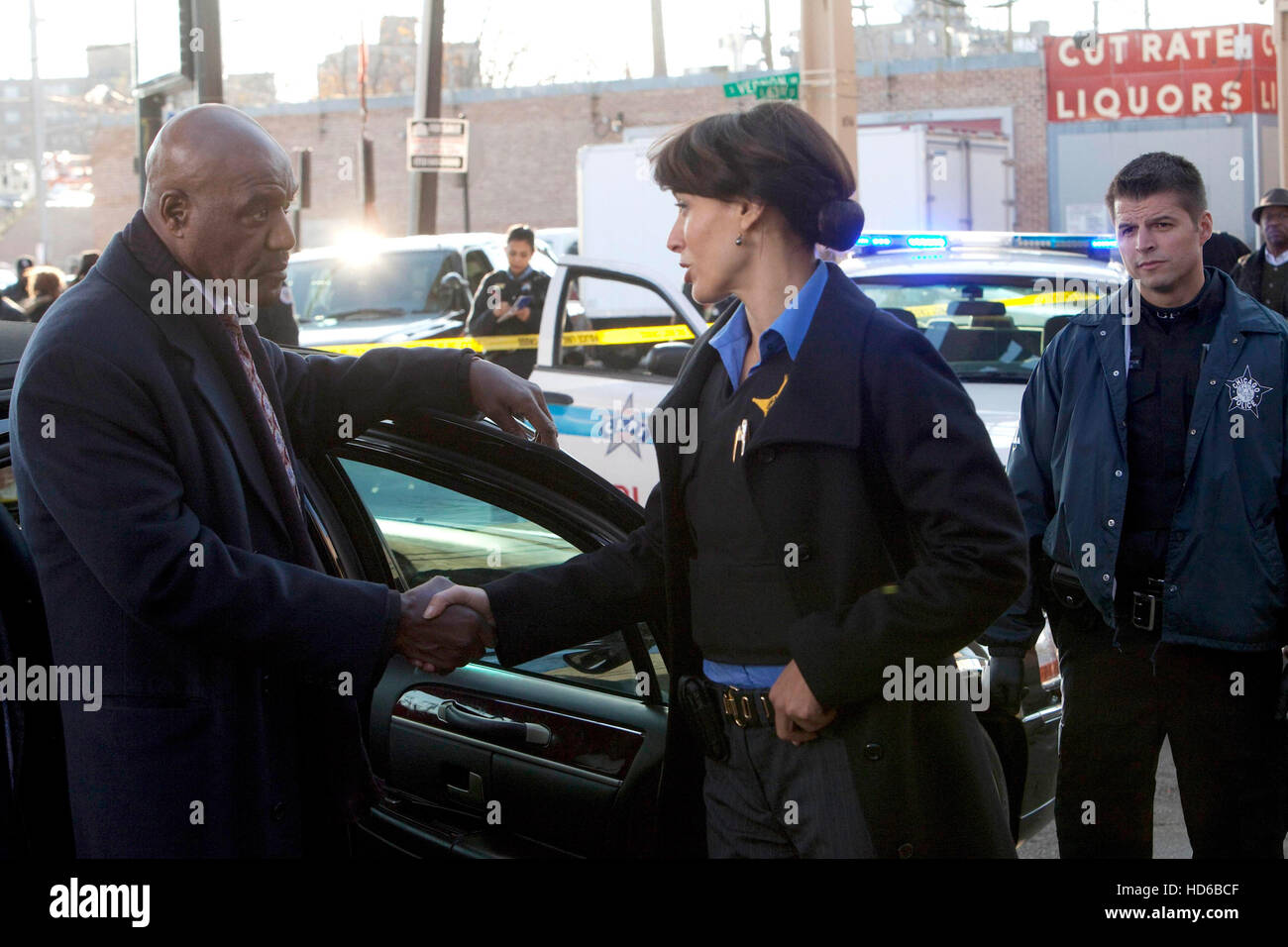 THE CHICAGO CODE, Delroy Lindo (left), Jennifer Beals (center ...