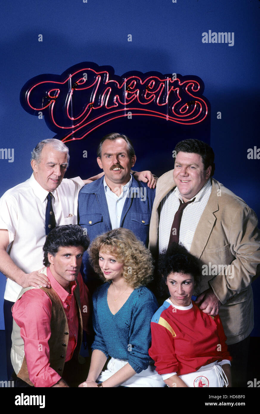 CHEERS, (top) Nicholas Colasanto, John Ratzenberger, George Wendt ...