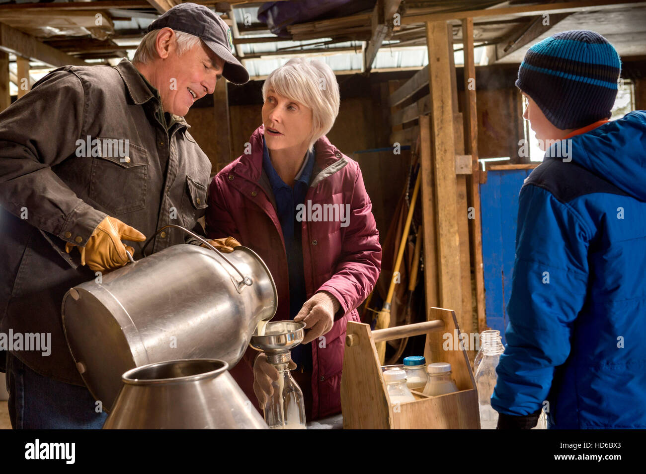 CHRISTMAS WITH TUCKER, l-r: James Brolin, Barbara Gordon, Gage Munroe ...