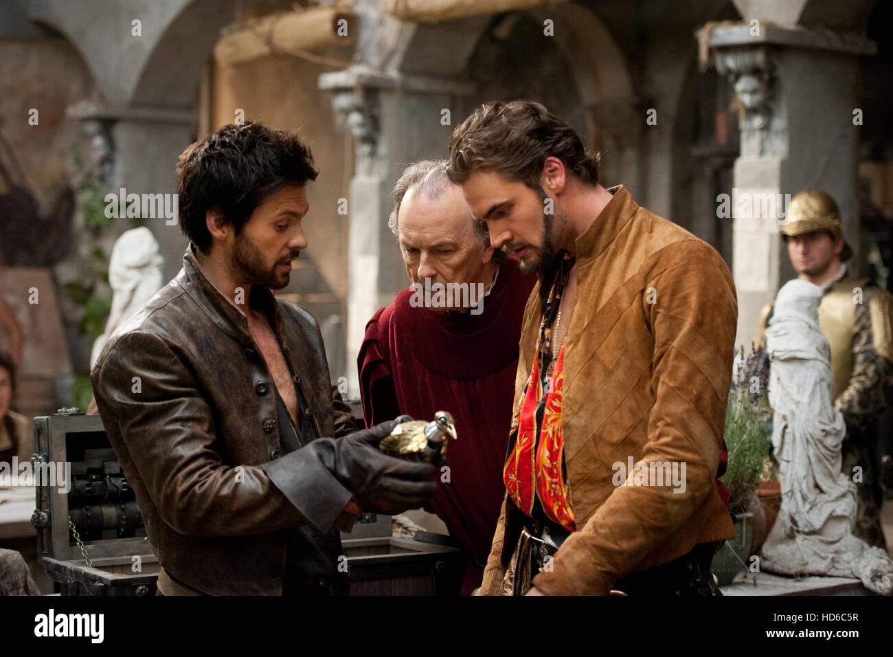 DA VINCI'S DEMONS, l-r: Michael Elwyn, Tom Bateman, Tom Riley (Season 1 ...