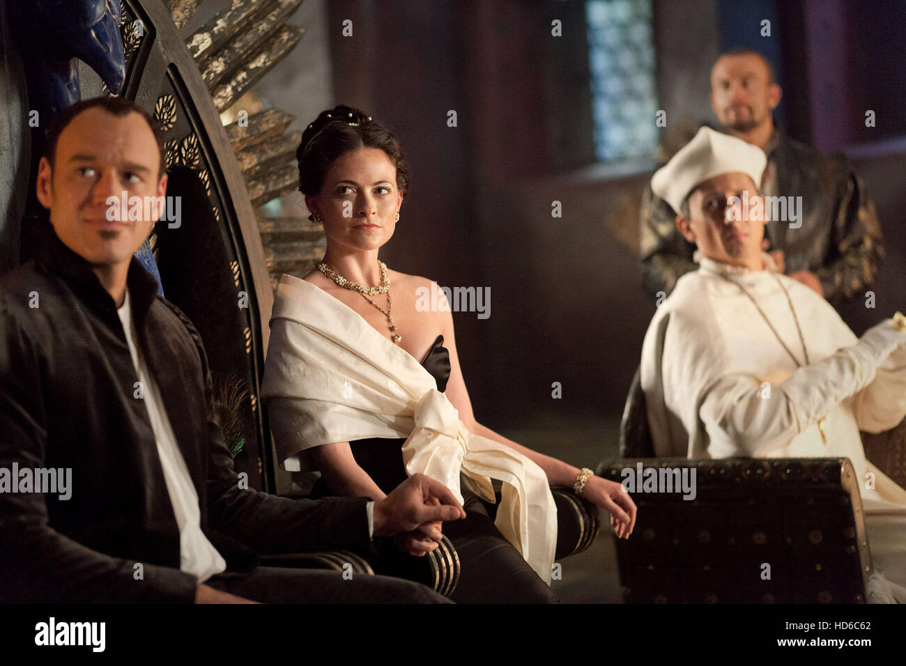 DA VINCI'S DEMONS, l-r: Elliot Cowan, Lara Pulver, (Season 1), 2013 ...