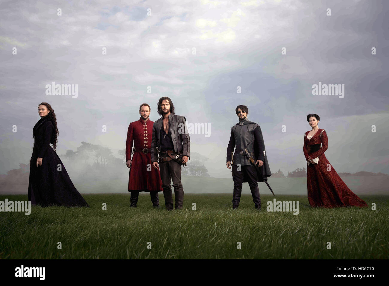 DA VINCI'S DEMONS, l-r: Laura Haddock, Elliott Cowan, Tom Riley, Blake ...