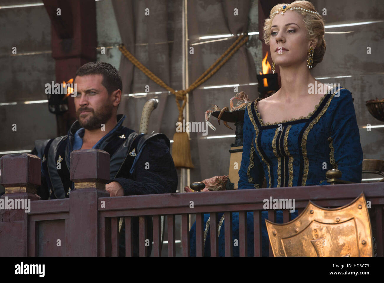 DA VINCI'S DEMONS, Kieran Bew, Jeany Spark, Matthew Marsh in 'The Rope ...