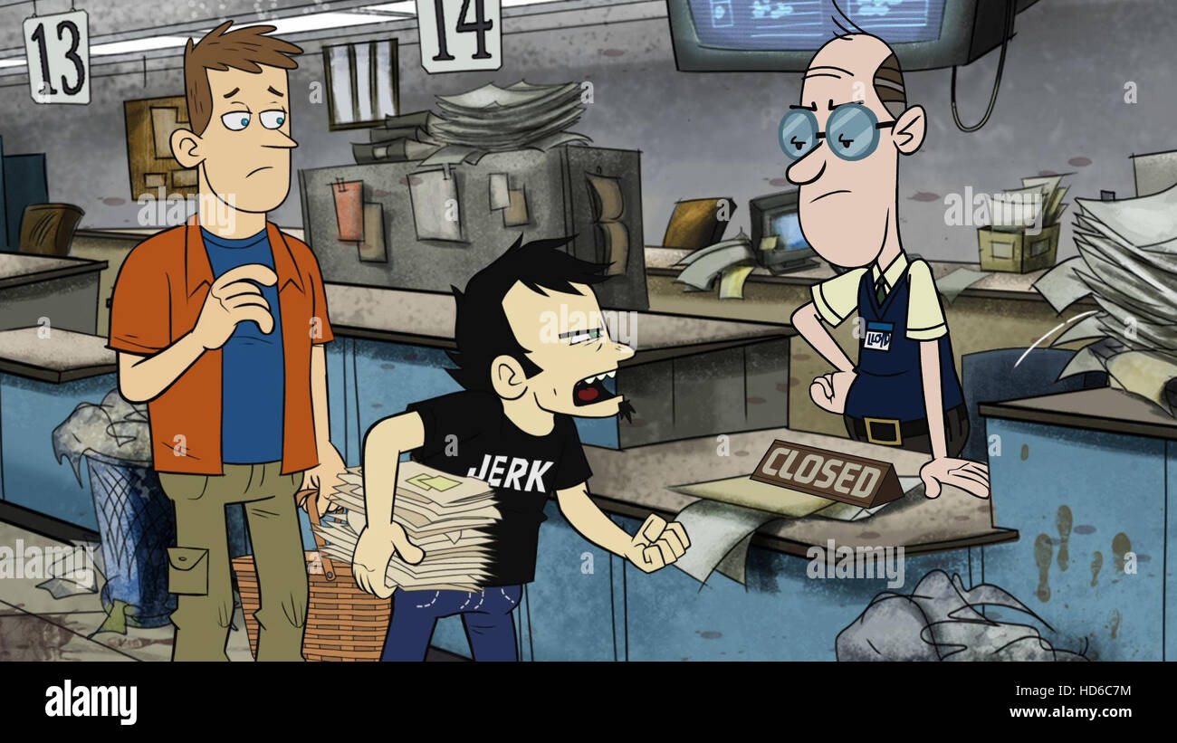DAN VS., l-r: Chris, Dan, Lloyd, (Season 3, 2013). ©Hub/courtesy ...