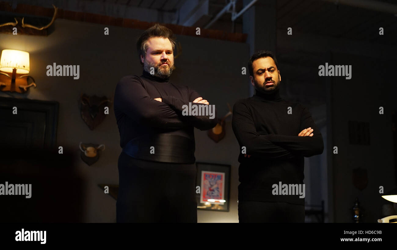 DEADBEAT, (from left): Tyler Labine, Kal Penn, 'The Dutchess of ...