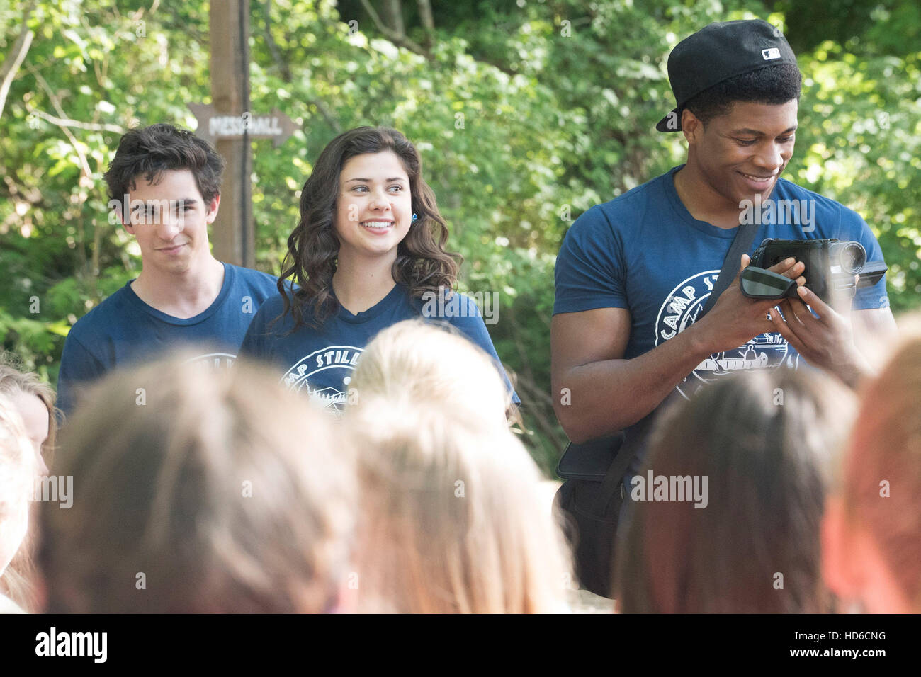 DEAD OF SUMMER, l-r: Zachary Gordon, Amber Coney, Eli Goree in 'Barney ...