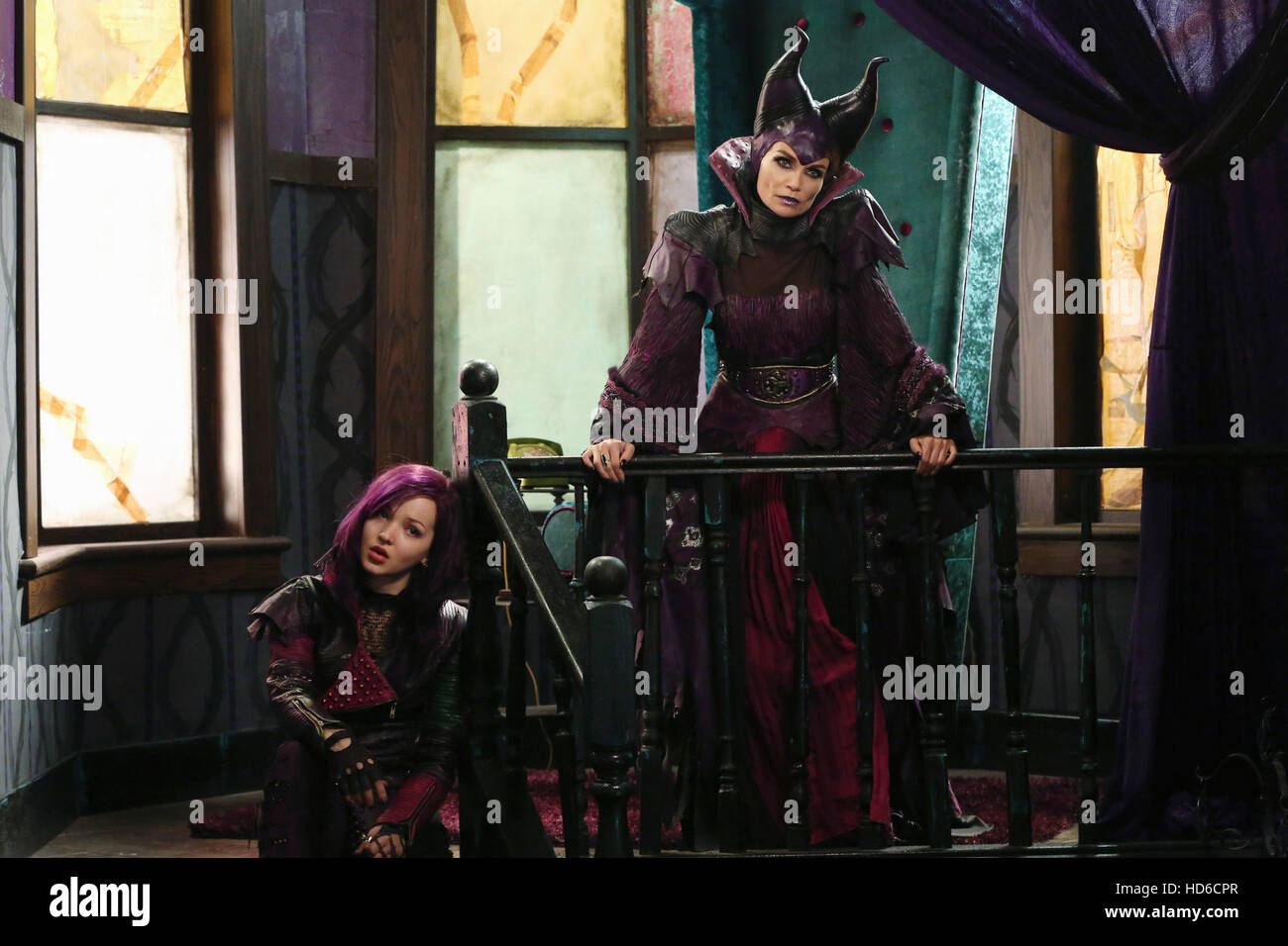 DESCENDANTS, l-r: Dove Cameron, Kristin Chenoweth (as Maleficent), 2015 ...