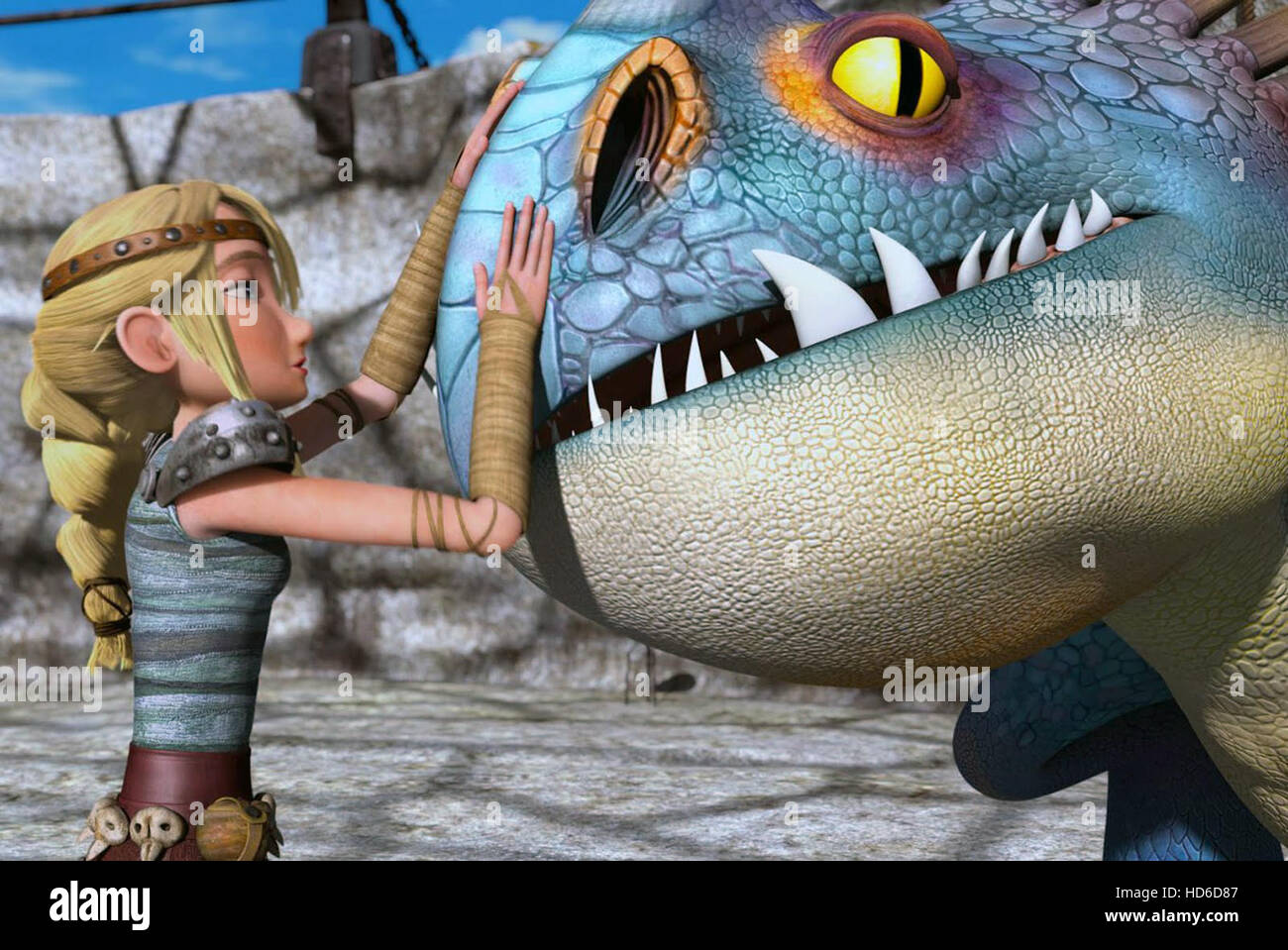 DRAGONS: RIDERS OF BERK, (from left): Astrid Hofferson, Stormfly ...