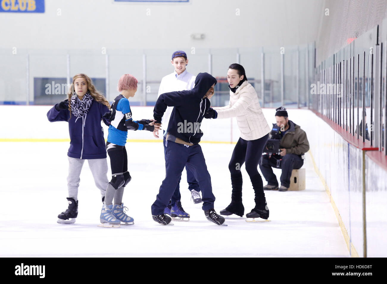 DREAM SCHOOL, (from left): Aurelia, Scout, Leo, Raeshawn, Johnny Weir ...