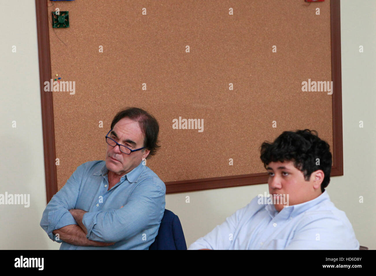 DREAM SCHOOL, l-r: Oliver Stone, Joey Delgado in 'History With Oliver ...