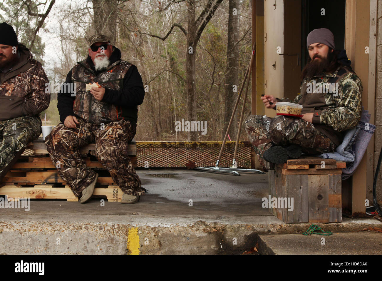 DUCK DYNASTY, (from left): Justin Martin, John Godwin, Jep Robertson ...