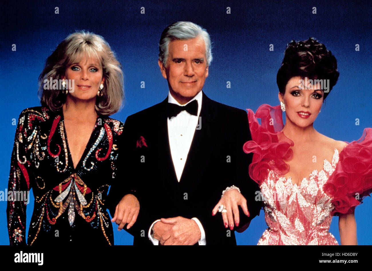 DYNASTY, Linda Evans, John Forsythe and Joan Collins as Blake ...