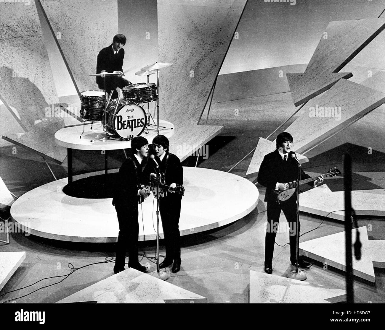 THE ED SULLIVAN SHOW, The Beatles (1st appearance, 02/09/64), Ringo ...