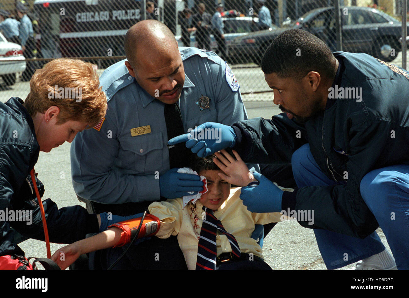 E. R., Meg Thalken, Chris Butler, Alvin Alvarez, Eriq LaSalle, 'Mayday ...