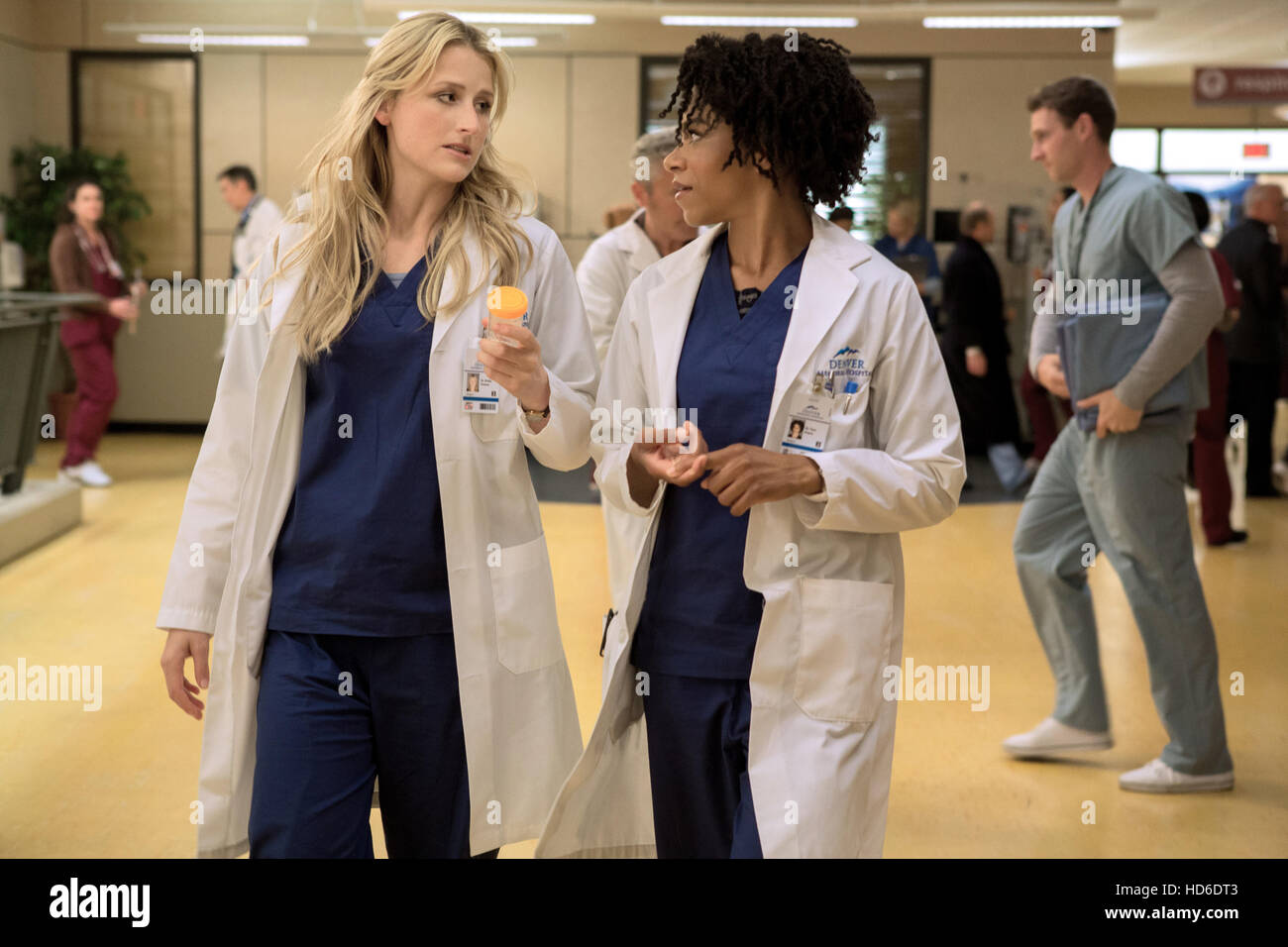 EMILY OWENS M.D., (from left): Mamie Gummer, Kelly McCreary, 'Emily and ...