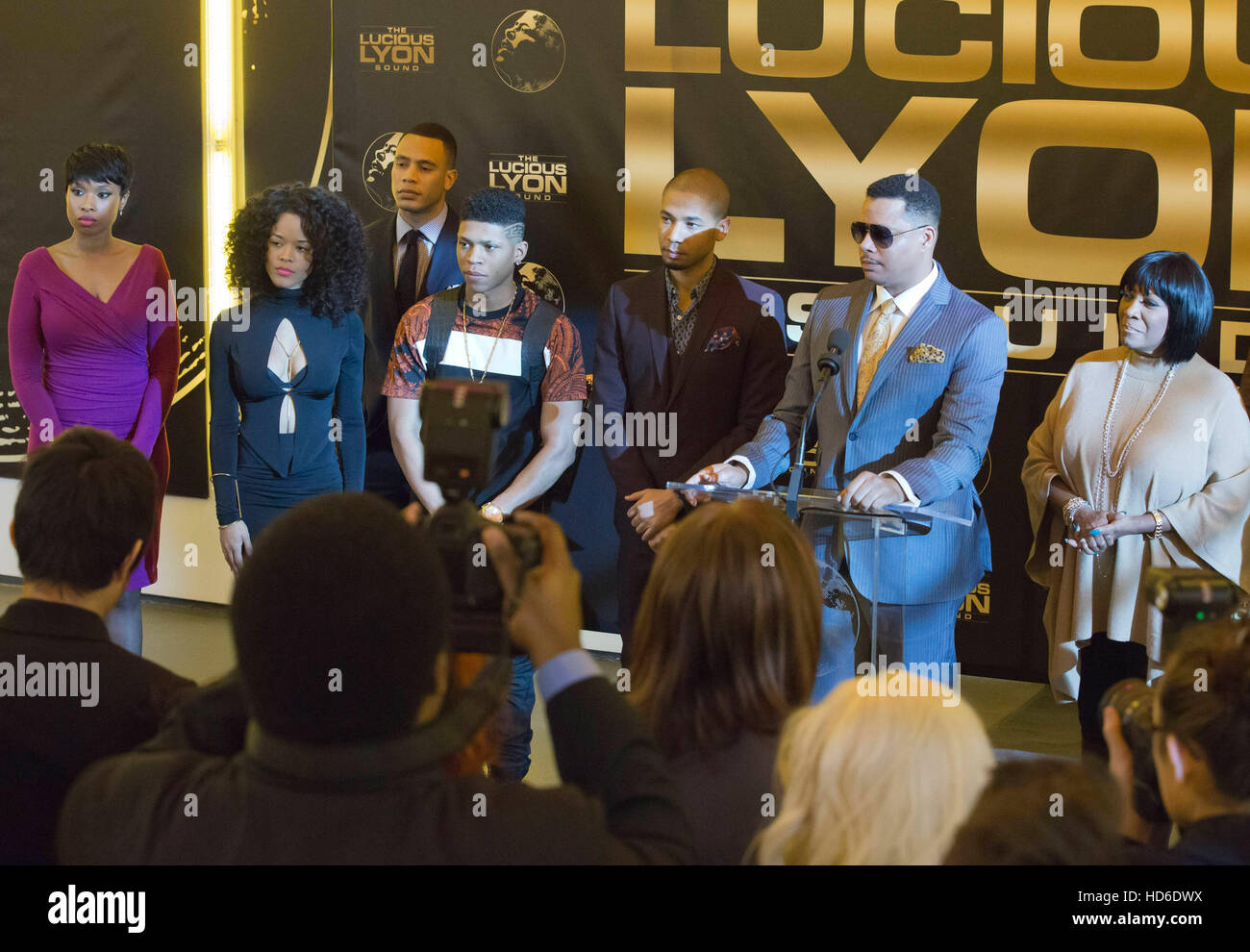 EMPIRE, l-r: Jennifer Hudson, Serayah, Trai Byers, Bryshere Gray ...