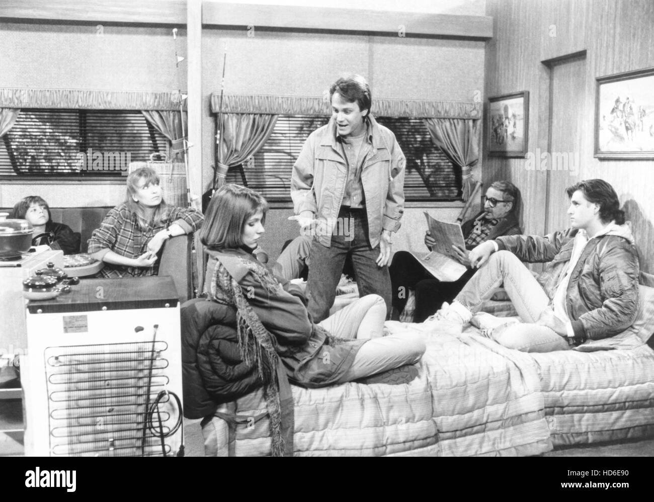 ONE BIG FAMILY, from left: Gabriel Damon, Kim Gillingham, Anastasia ...