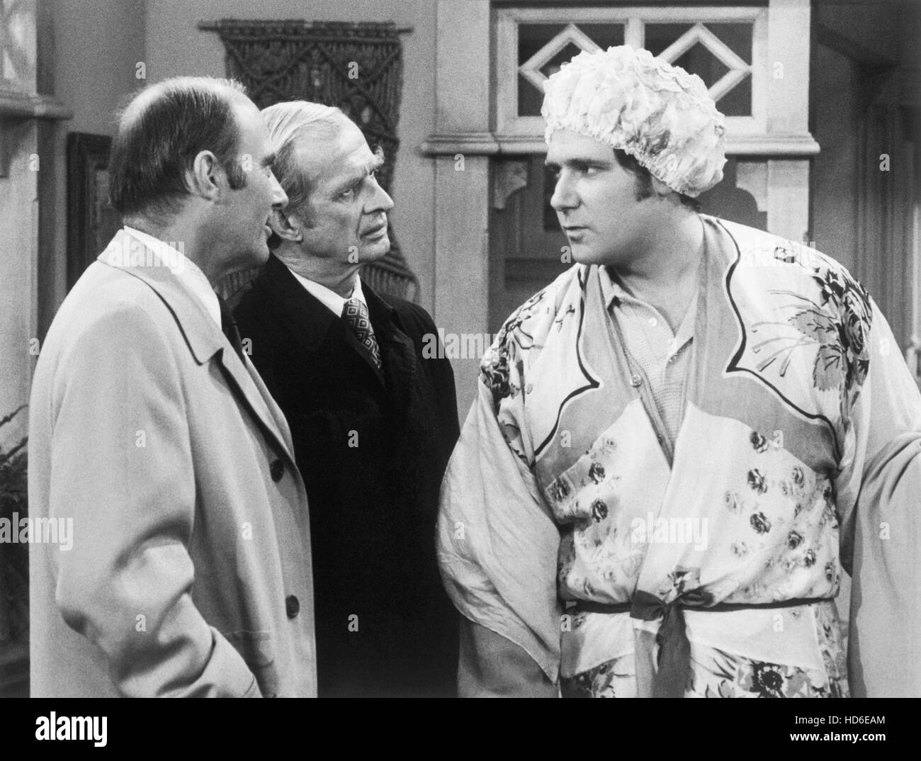 ONE DAY AT A TIME, from left: Laurence Haddon, Ivan Bonar, Richard ...