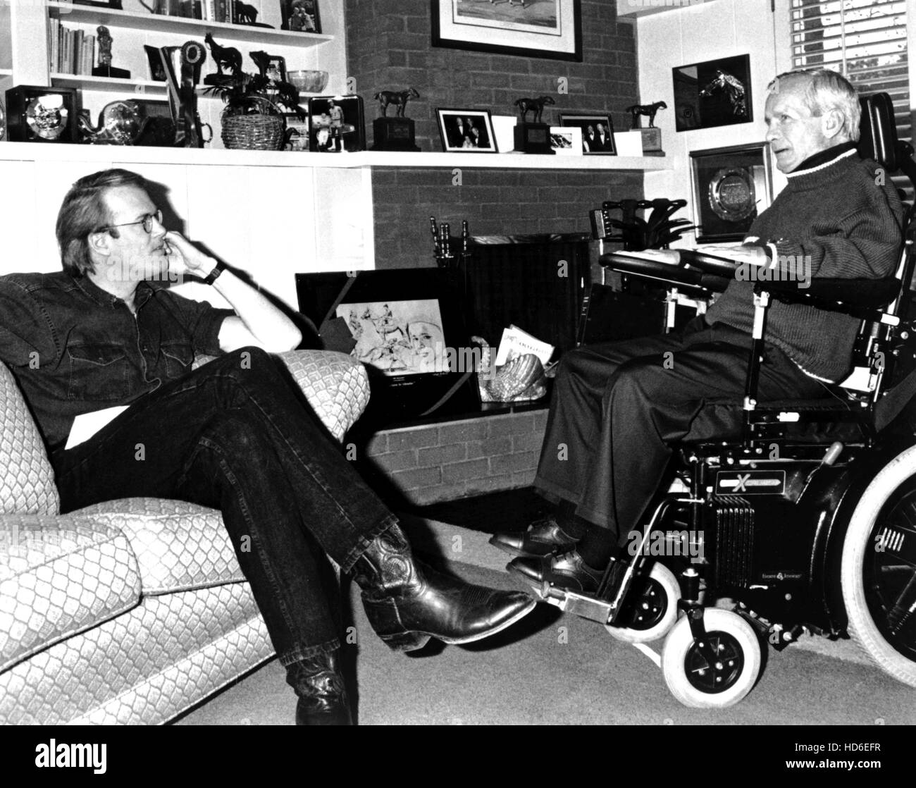 ONE ON ONE WITH JOHN TESH, (from left): John Tesh, jockey Willie ...