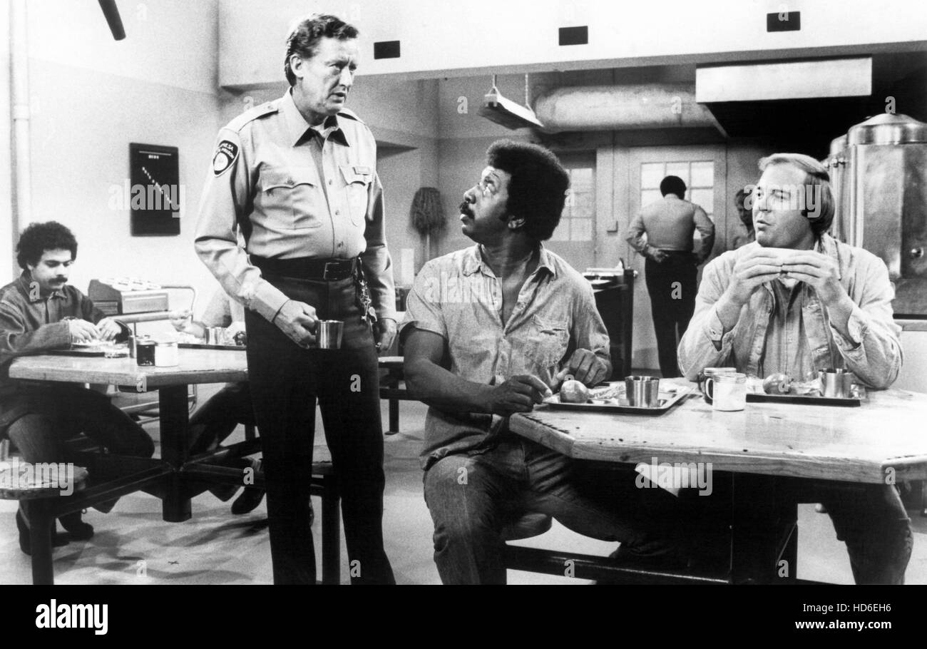 ON THE ROCKS, (from left): Tom Poston, Hal Williams, Rick Hurst, 1975 ...