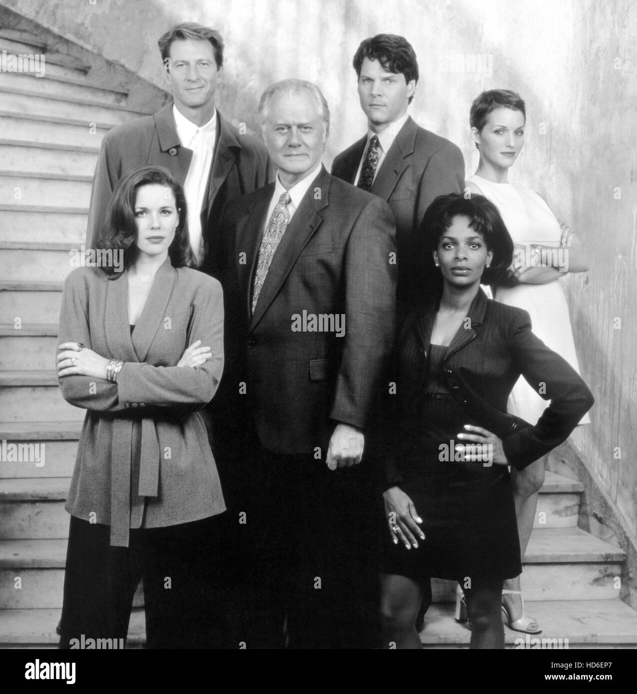 ORLEANS, (from left): Colleen Flynn, Brett Cullen, Larry Hagman ...