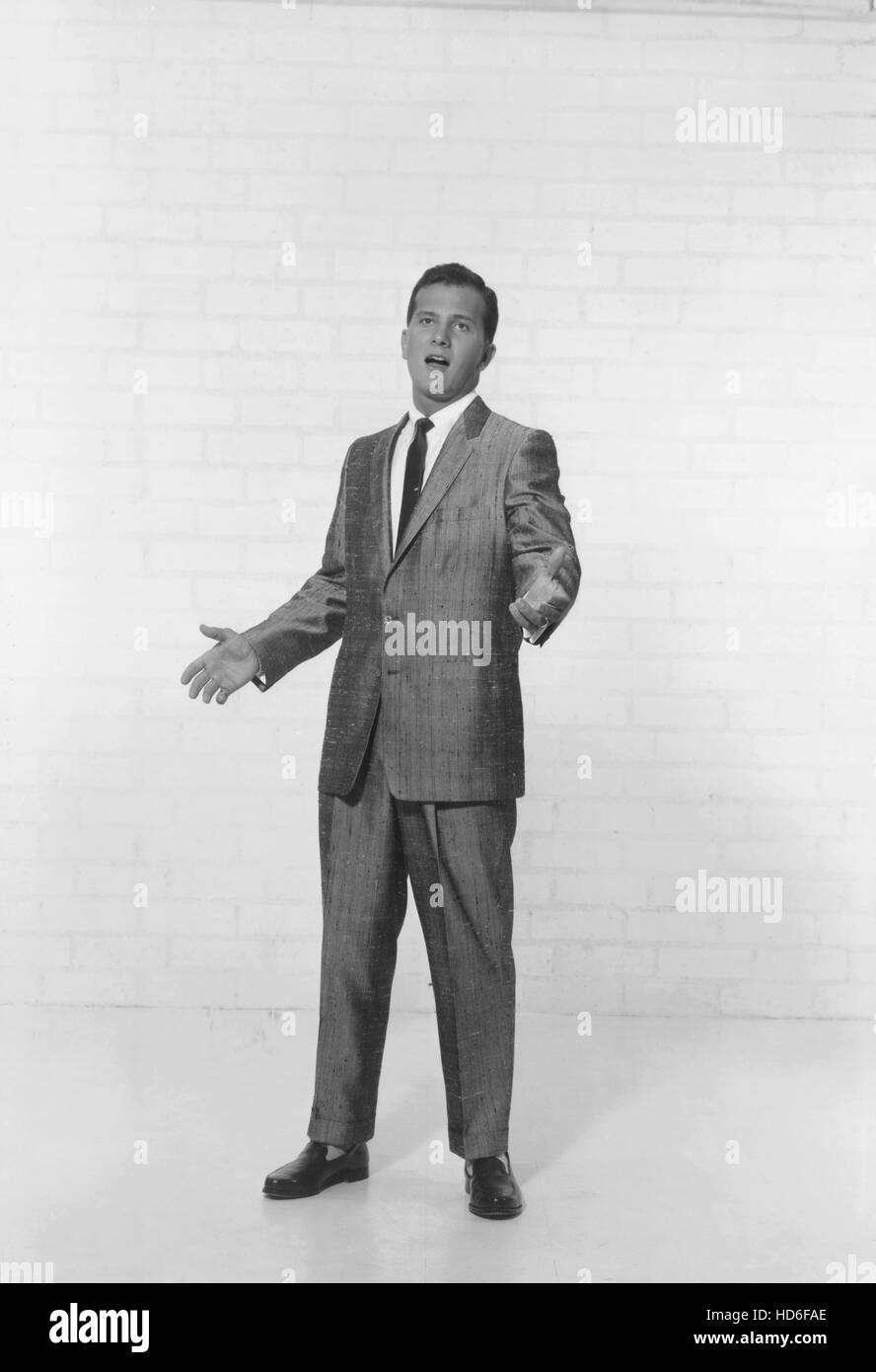 THE PAT BOONE-CHEVY SHOWROOM, Pat Boone, 1957-1960 Stock Photo - Alamy