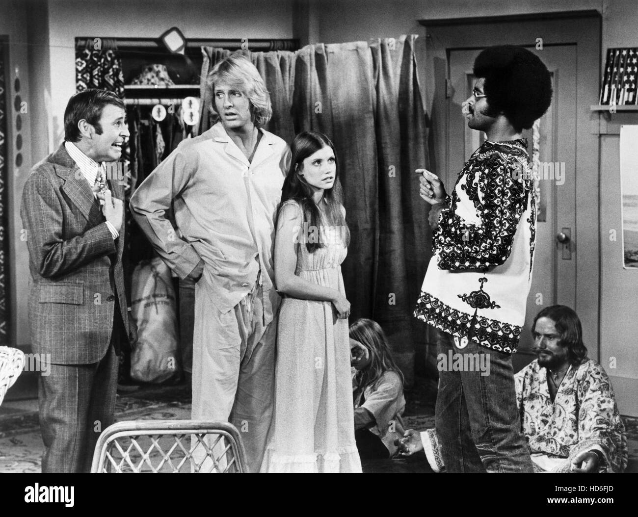 THE PAUL LYNDE SHOW, from left: Paul Lynde, John Calvin, Jane Actman ...