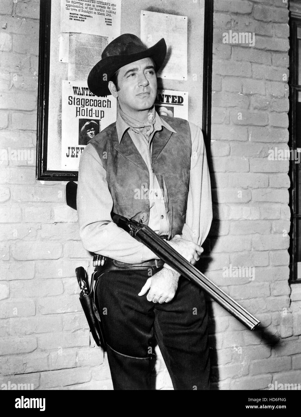 THE RESTLESS GUN, John Payne, 1957-59 Stock Photo - Alamy