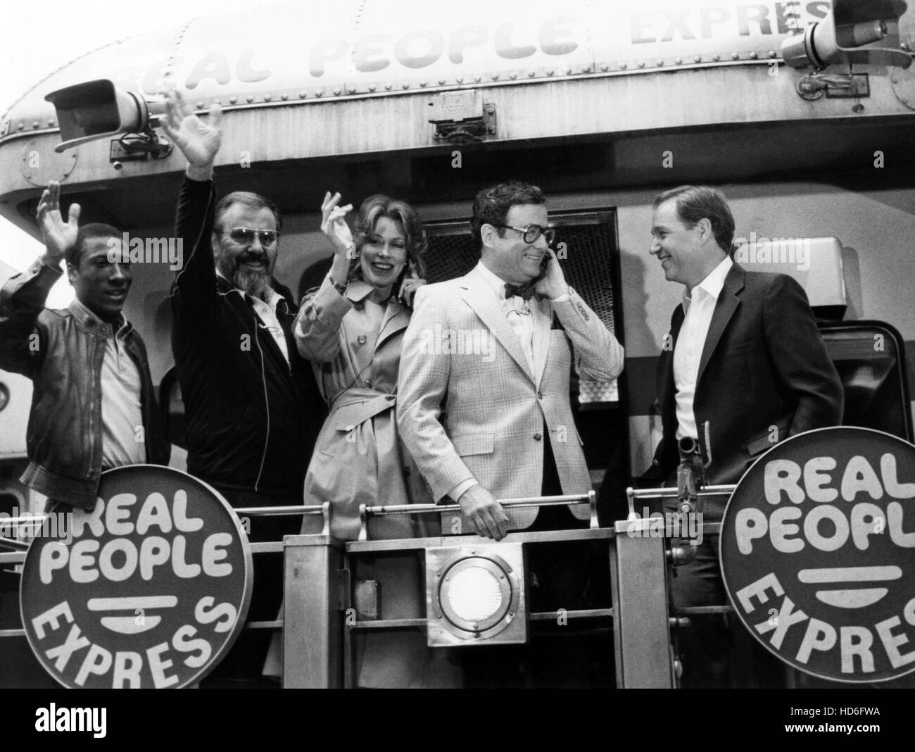 REAL PEOPLE, from left: Byron Allen, executive producer George ...