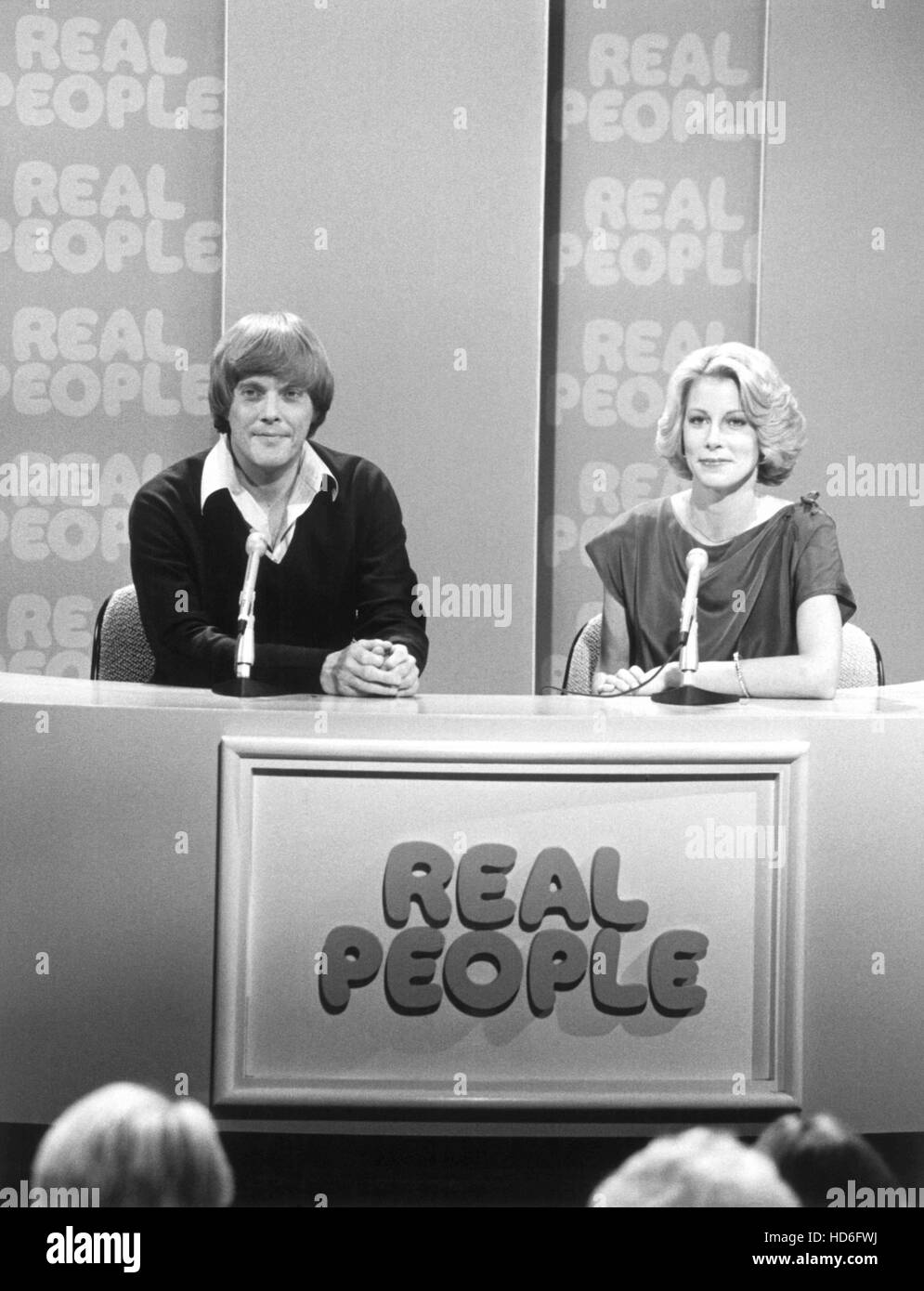 REAL PEOPLE, from left: Skip Stephenson, Sarah Purcell, 1979-84 Stock ...