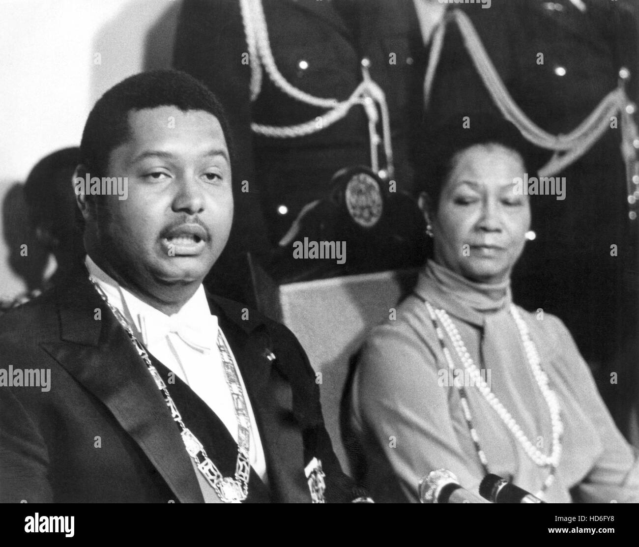 THE REASONER REPORT, from left: Haitian President Jean-Claude Duvalier ...