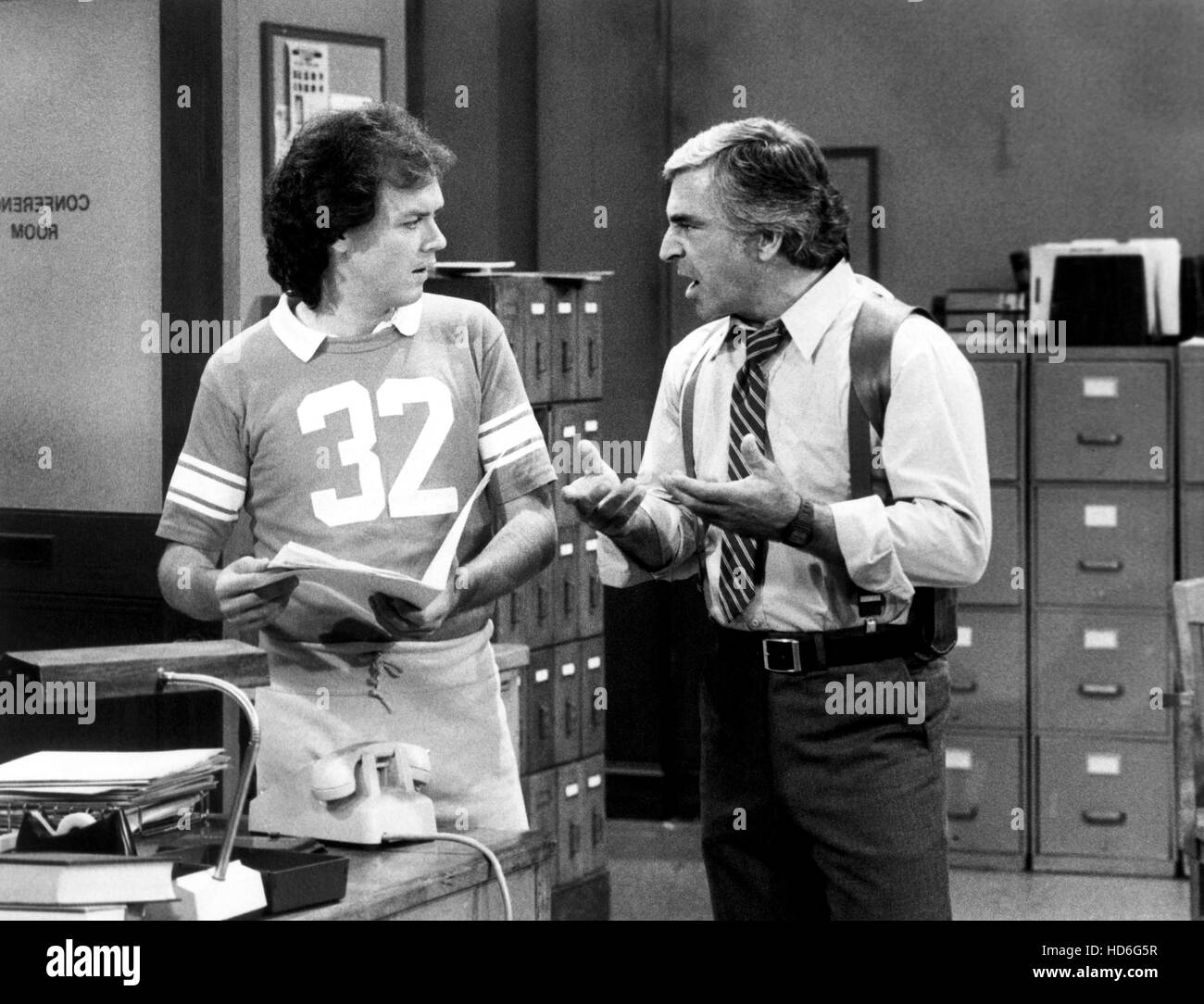 REPORT TO MURPHY, Michael Keaton, Donnelly Rhodes, 1982 Stock Photo - Alamy