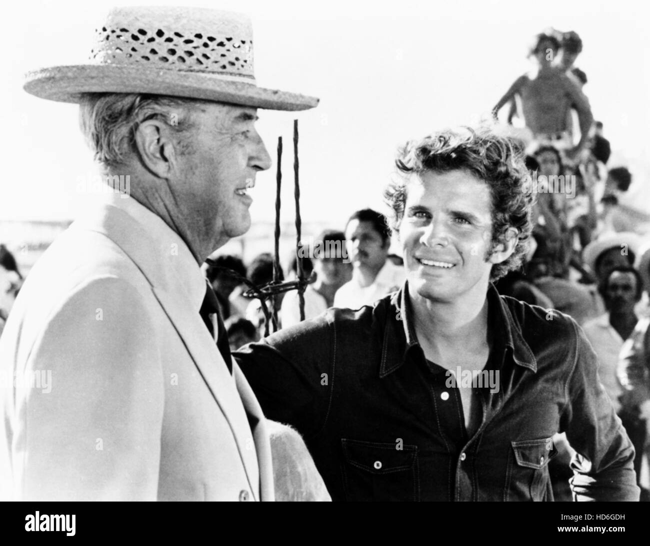 RIVER OF GOLD, from left, Ray Milland, Dack Rambo, aired March 9, 1971 ...