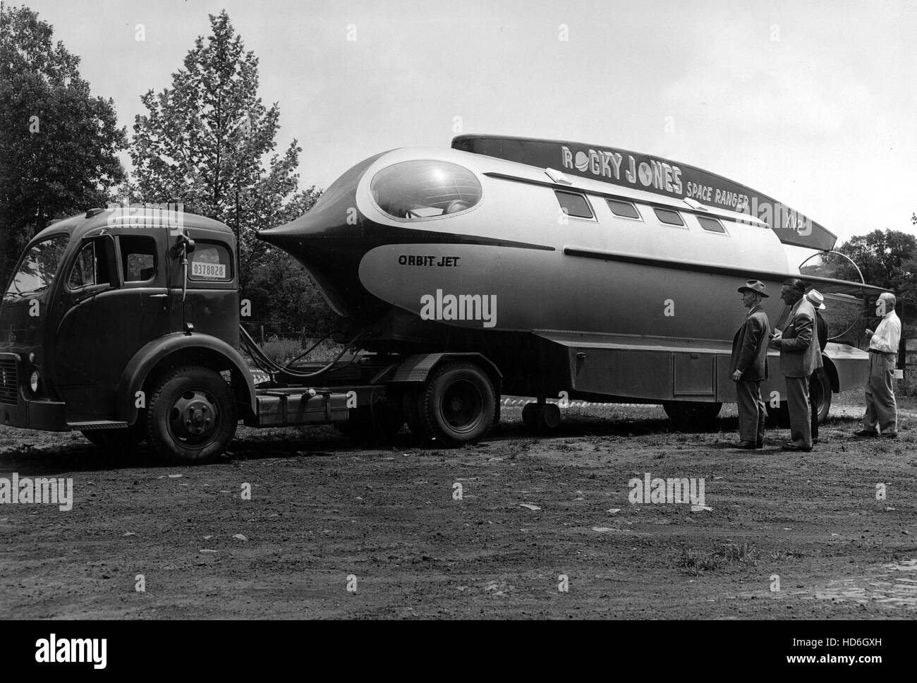 ROCKY JONES, SPACE RANGER, Orbit Jet XV2, TV Series, 1954 Stock Photo ...