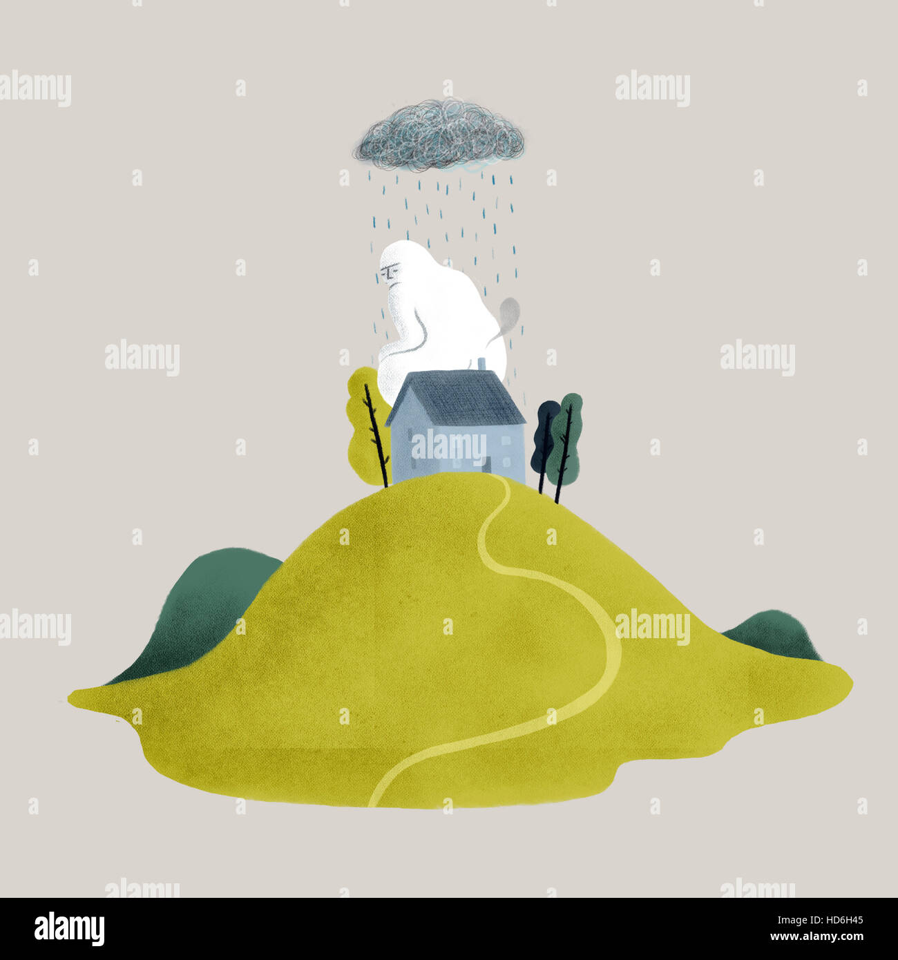 Rain on the hills hi-res stock photography and images - Alamy