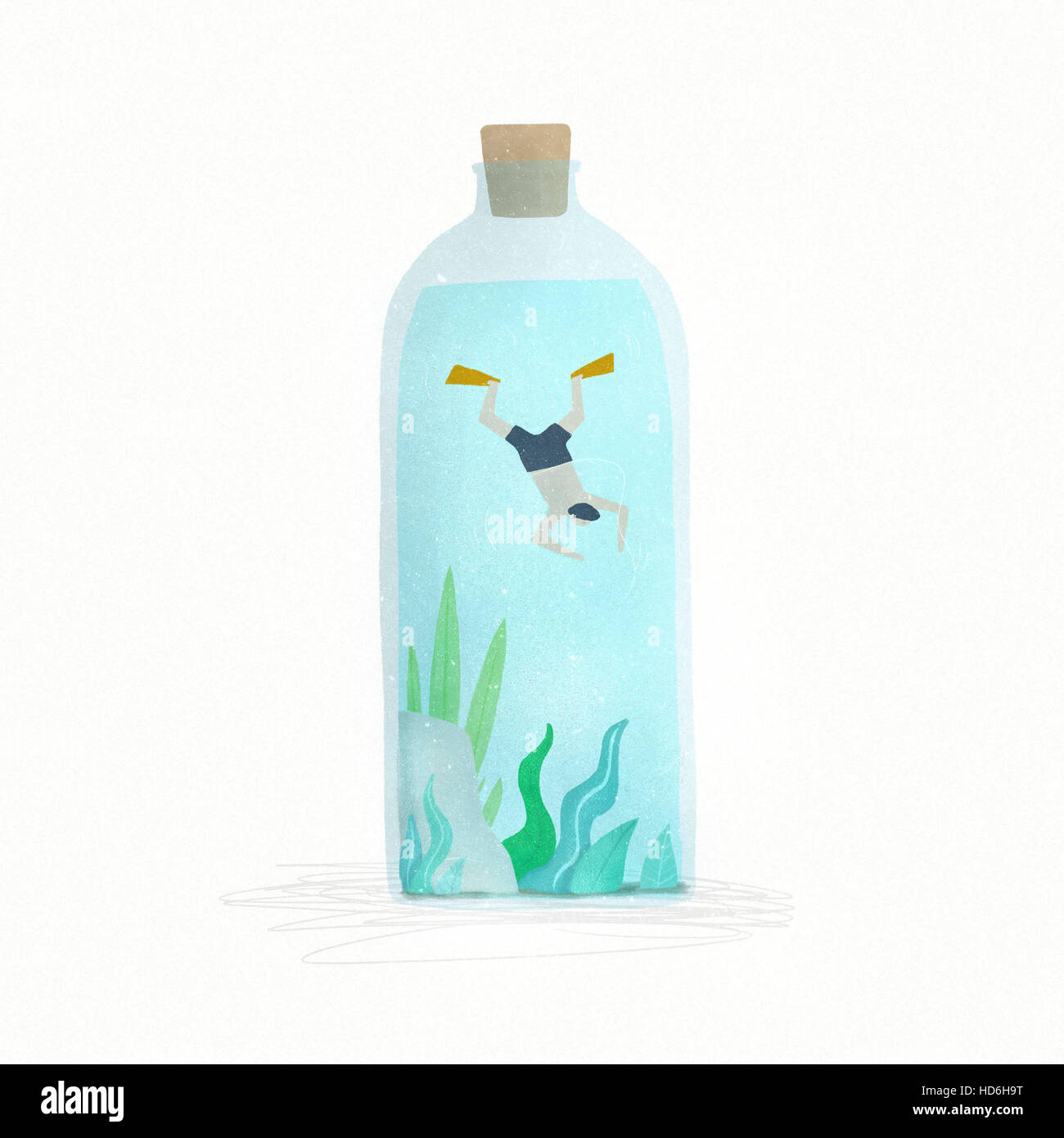 Bottle diving hi-res stock photography and images - Alamy