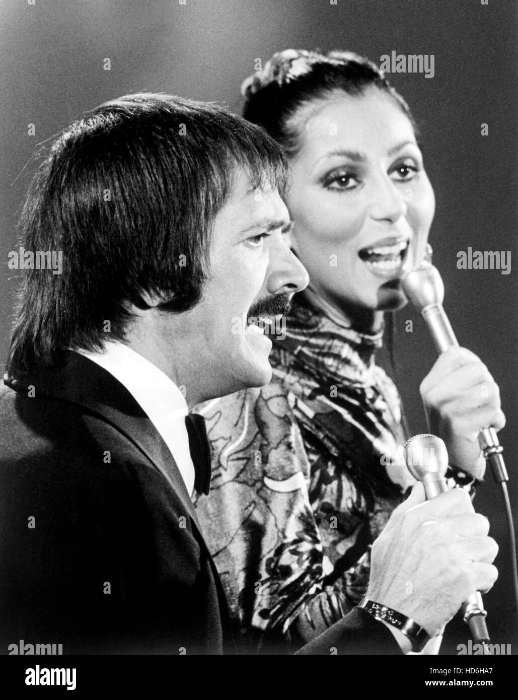 THE SONNY AND CHER SHOW, from left: Sonny Bono, Cher, 1976-77 Stock ...