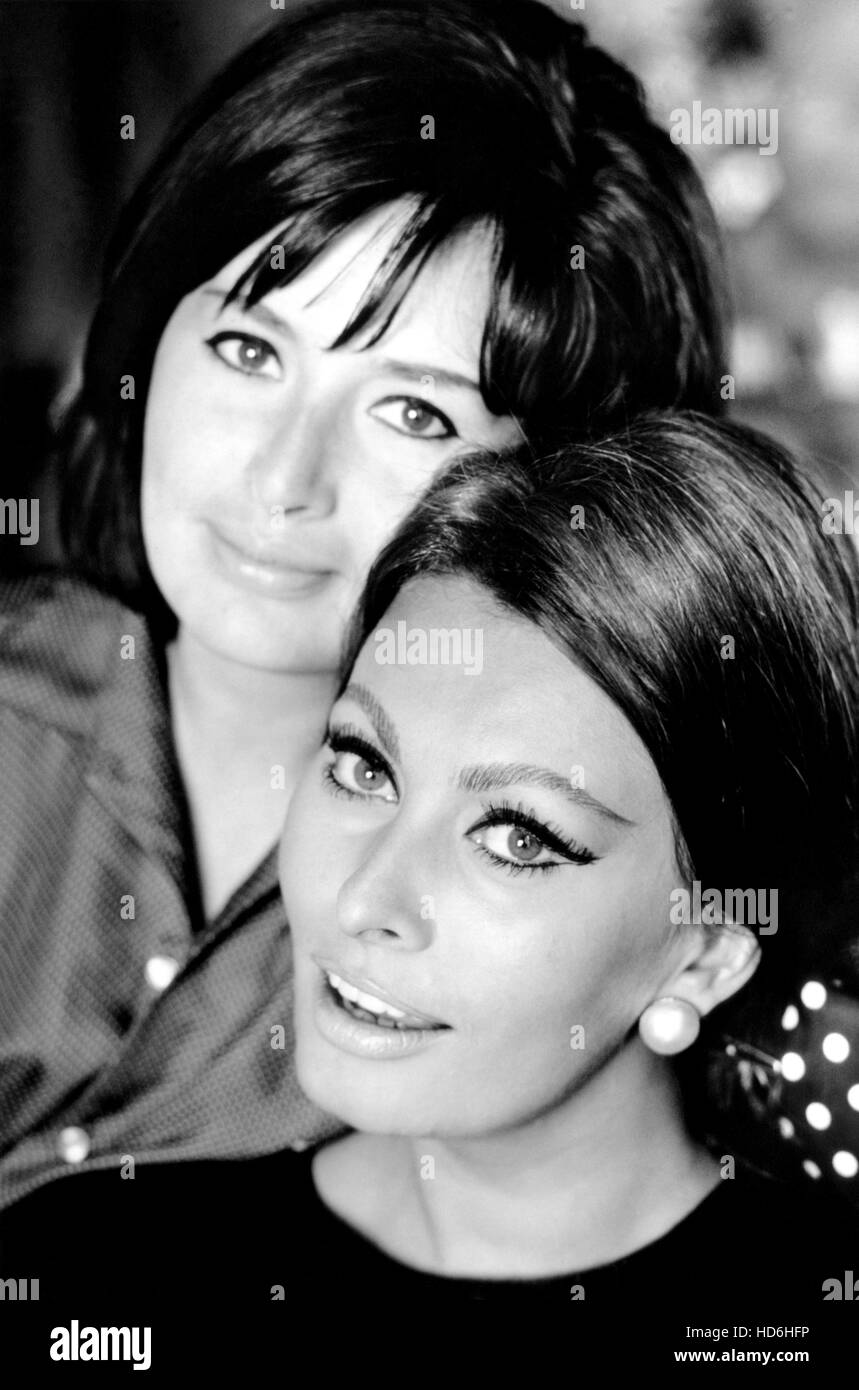 SOPHIA, Maria Mussolini, Sophia Loren, 1968 Stock Photo - Alamy